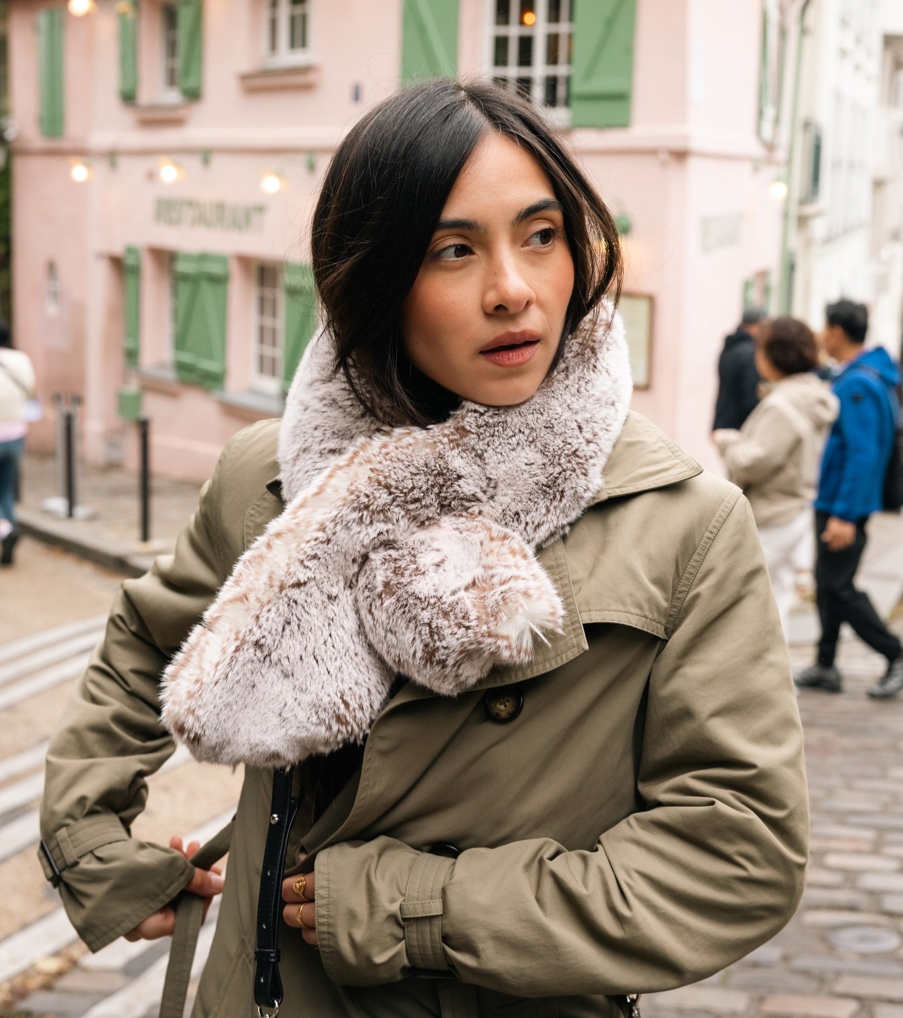 New Josephine scarf color: Pearl Grey | ASHOKA PARIS – Ashoka Paris