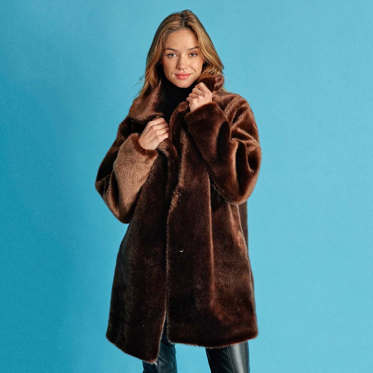Vegan Chocolate Fur Coat, Babylone - Made in France - Ethical and eco ...